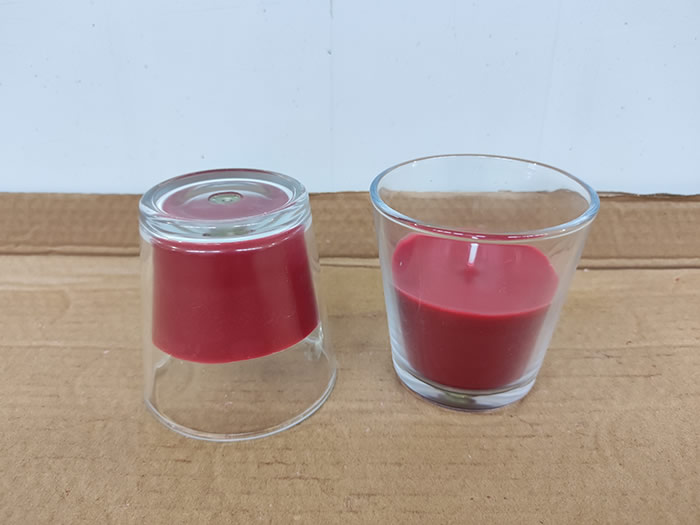 Custom clear glass container scented candles - Allite-Radiance Candle