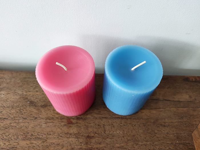 custom ribbed design pillar candles factory - Allite-Radiance Candle